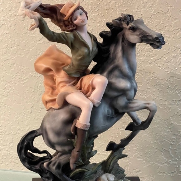 De Capoli | Art | Elegant Equestrian Sculpture De Capoli Collection ...